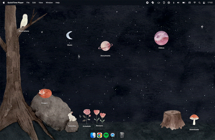 Forest Desktop Organizer – tsoooki